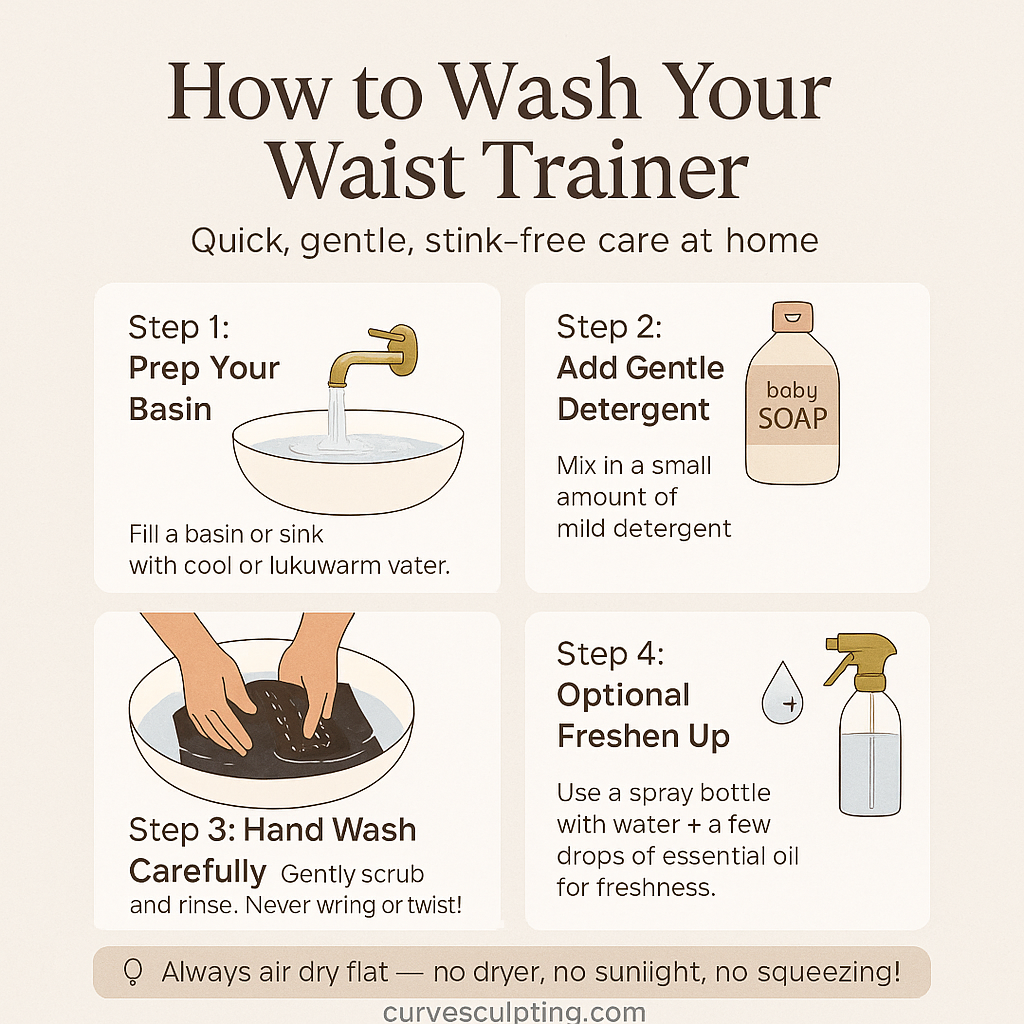 How to Wash a Waist Trainer & Keep It Smelling Fresh – Curve Sculpting